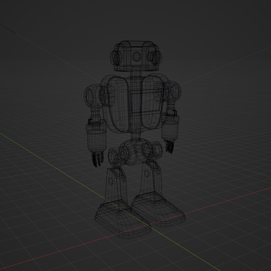 Damaged Robot - Game Ready - Lowpoly 3D Model 3D Model - TurboSquid 2214452