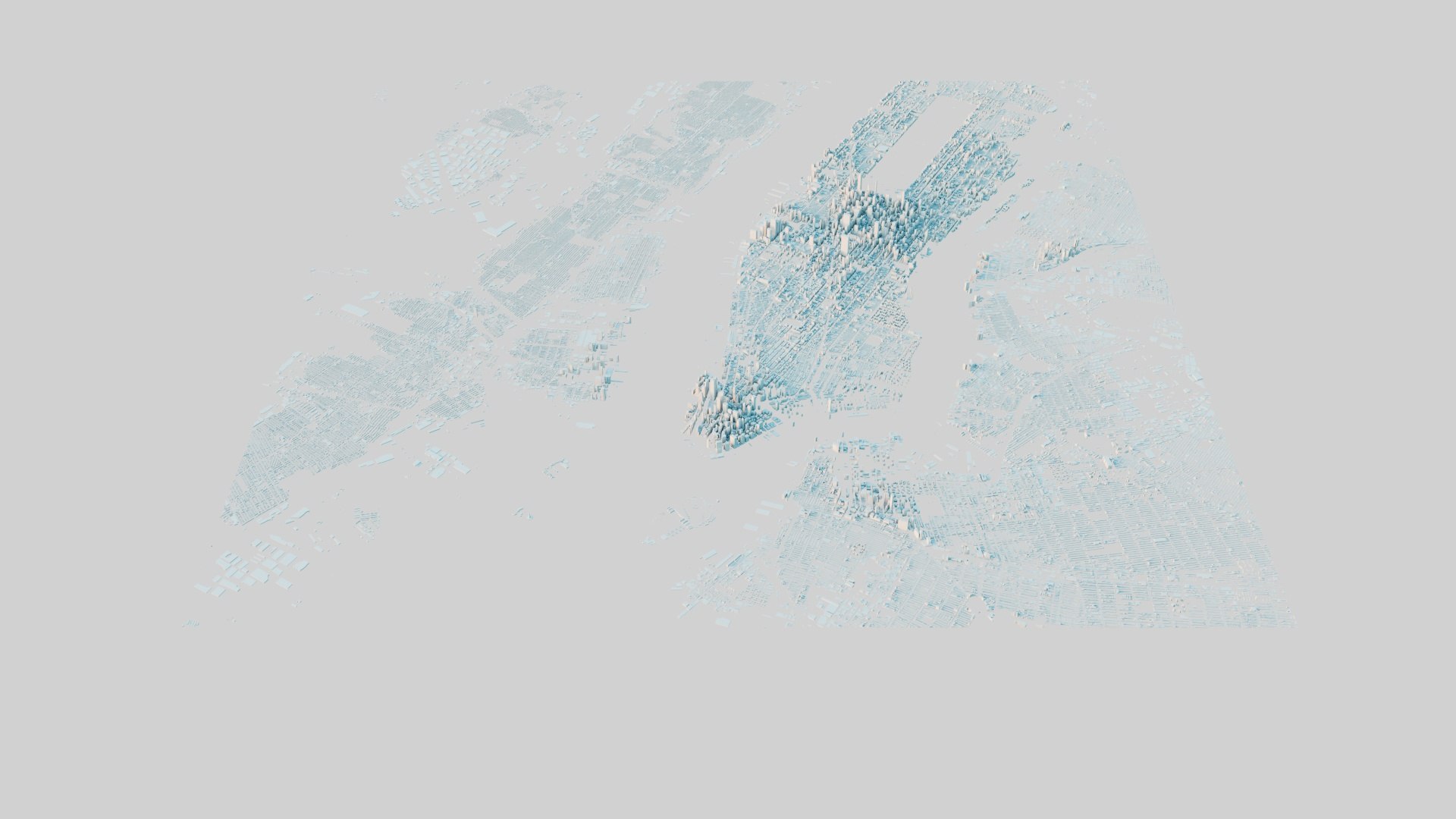 Simple Optimized New York City 3D Model 3D Model - TurboSquid 2348540