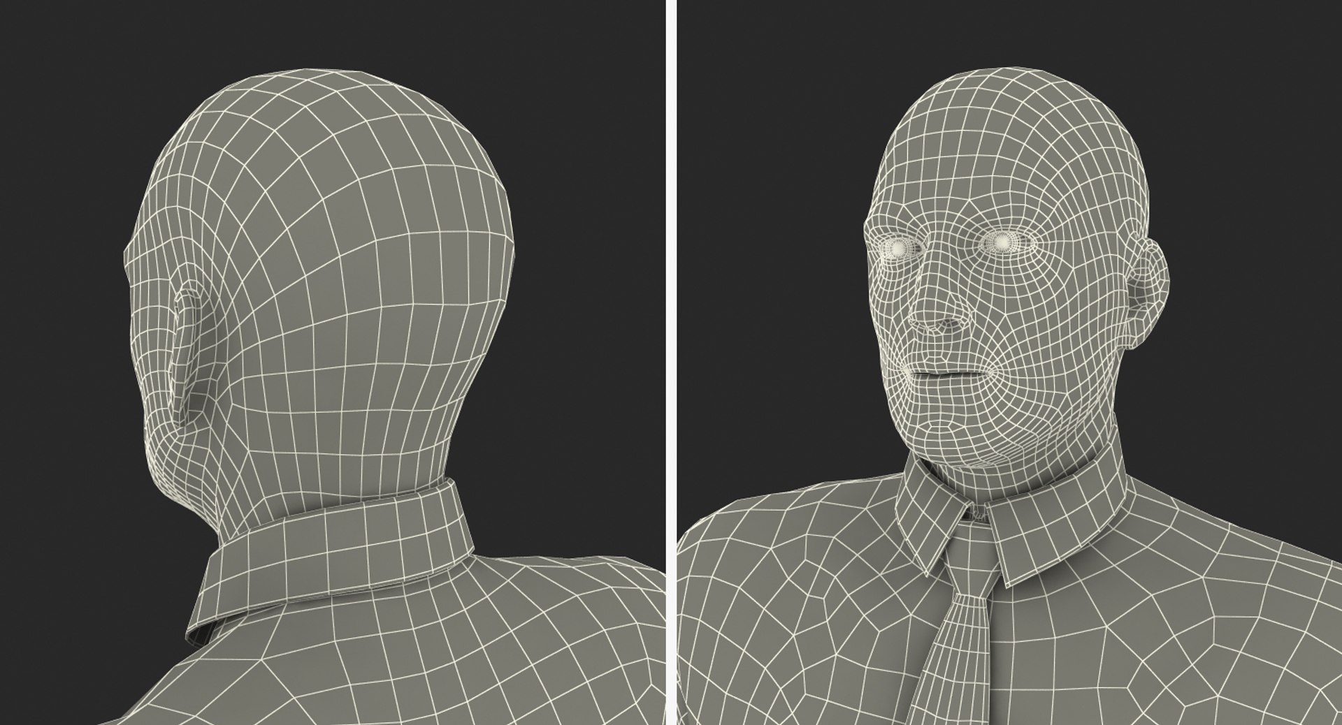 Office Worker Walking Pose 3d Model