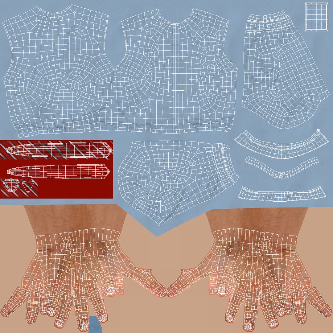 Office Worker Walking Pose 3d Model