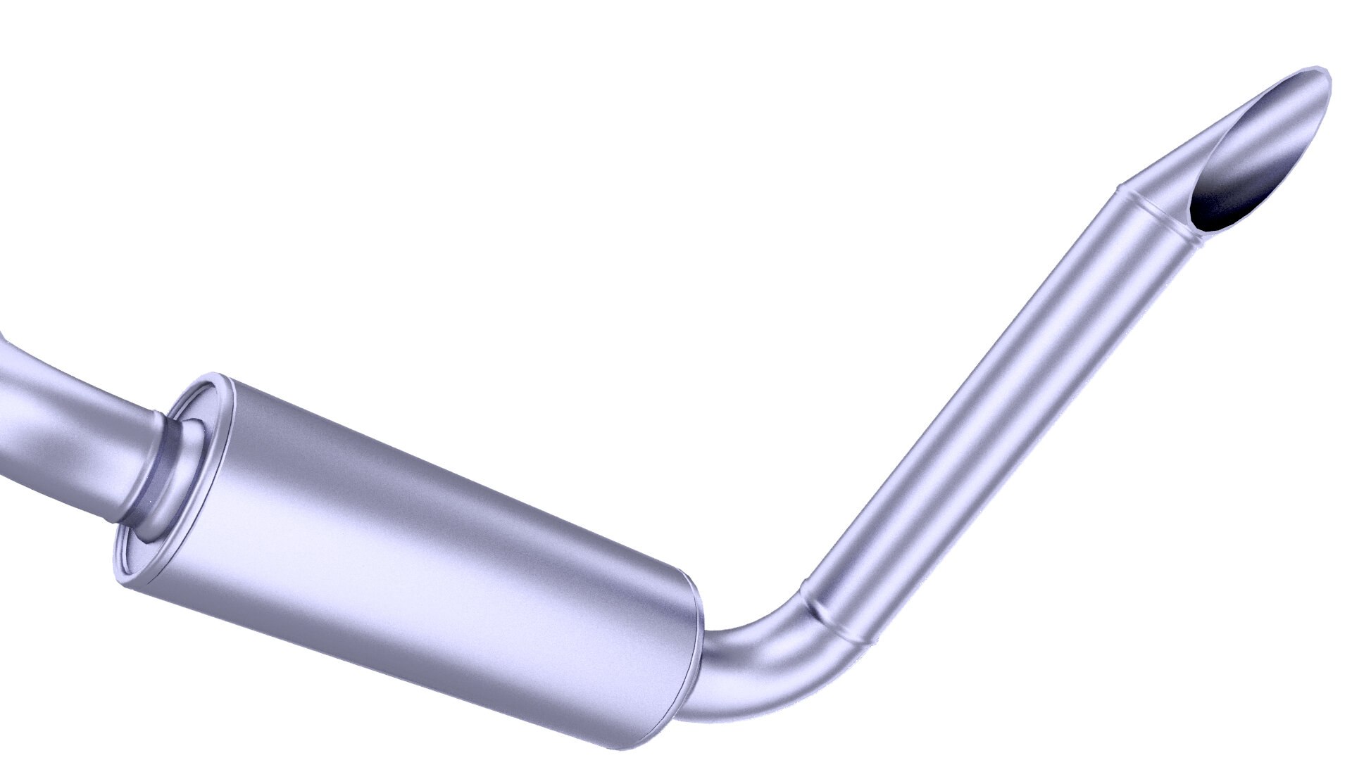 3D muffler semi truck - TurboSquid 1569177