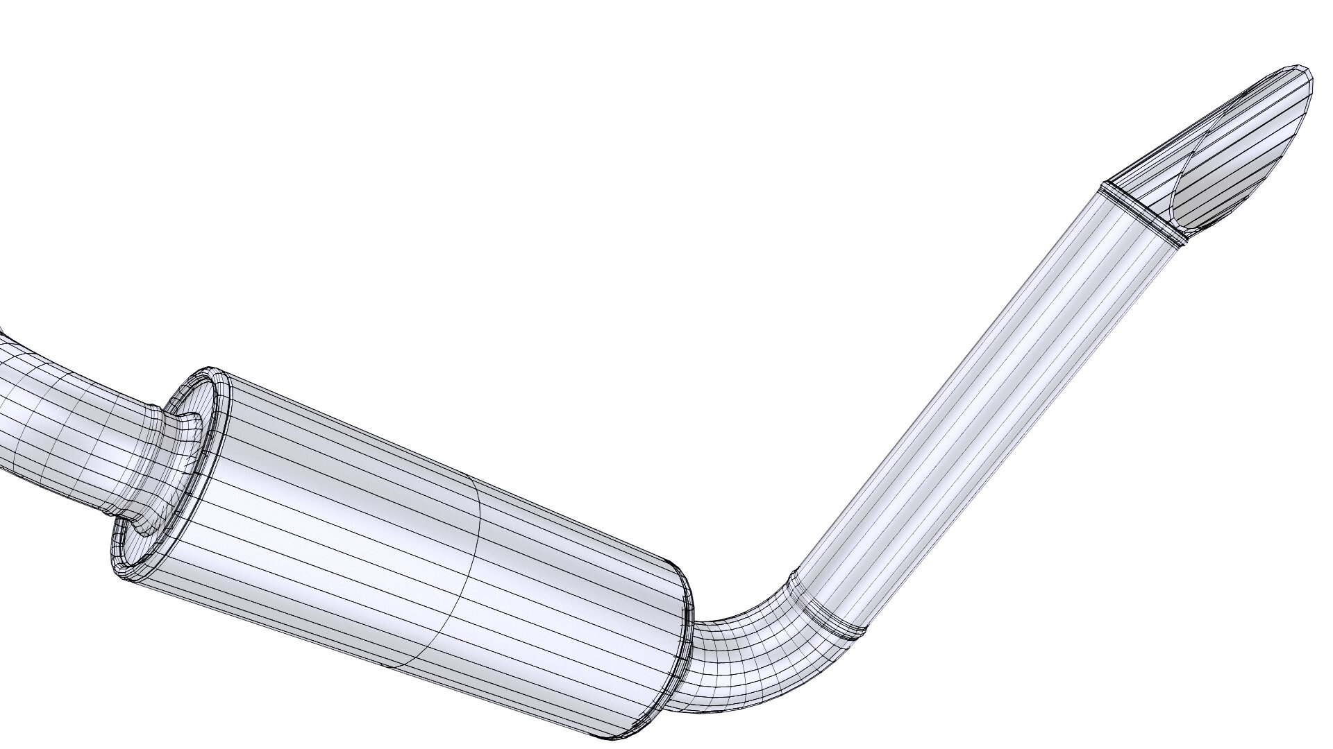 3D muffler semi truck - TurboSquid 1569177