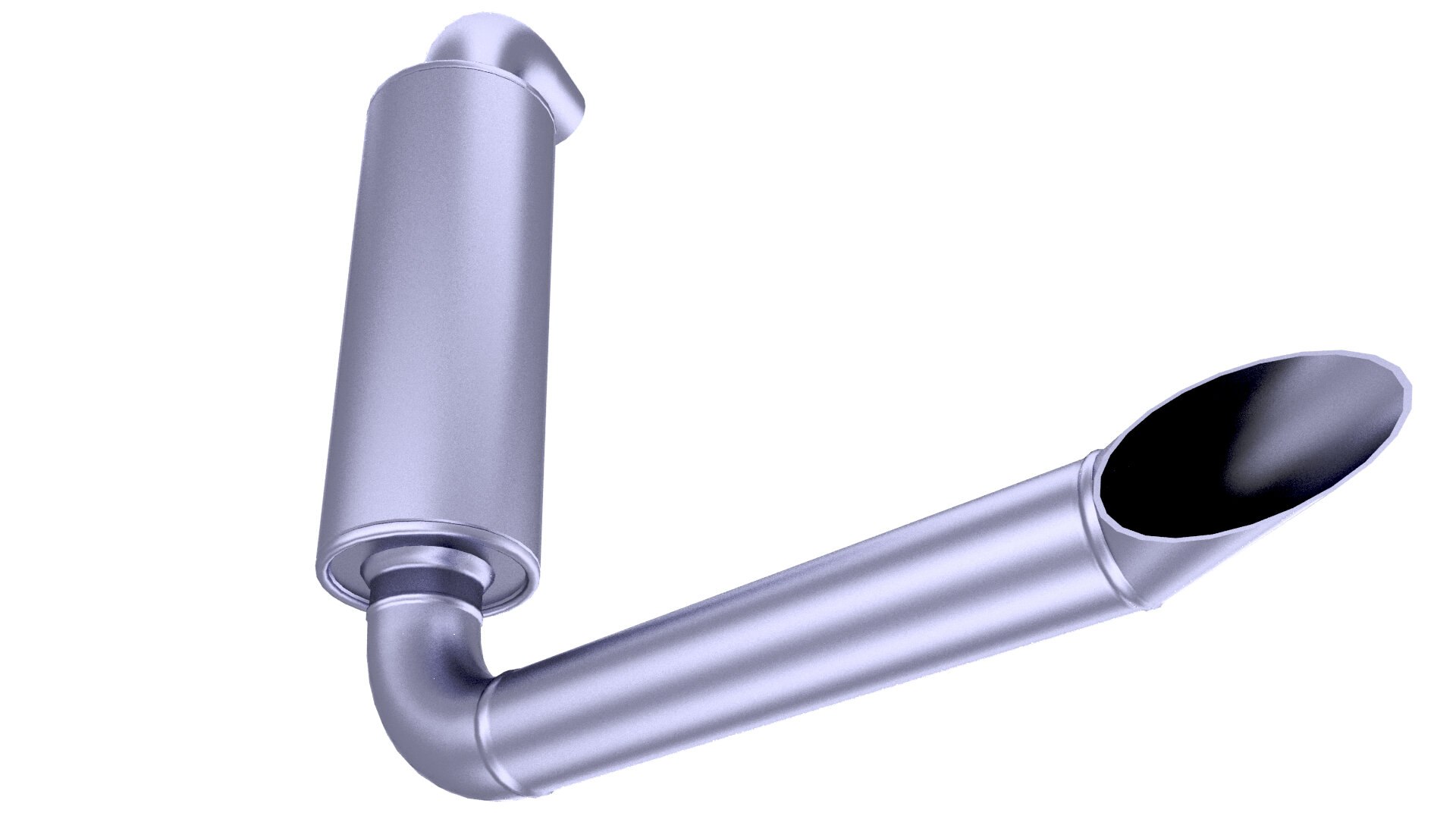 3D muffler semi truck - TurboSquid 1569177