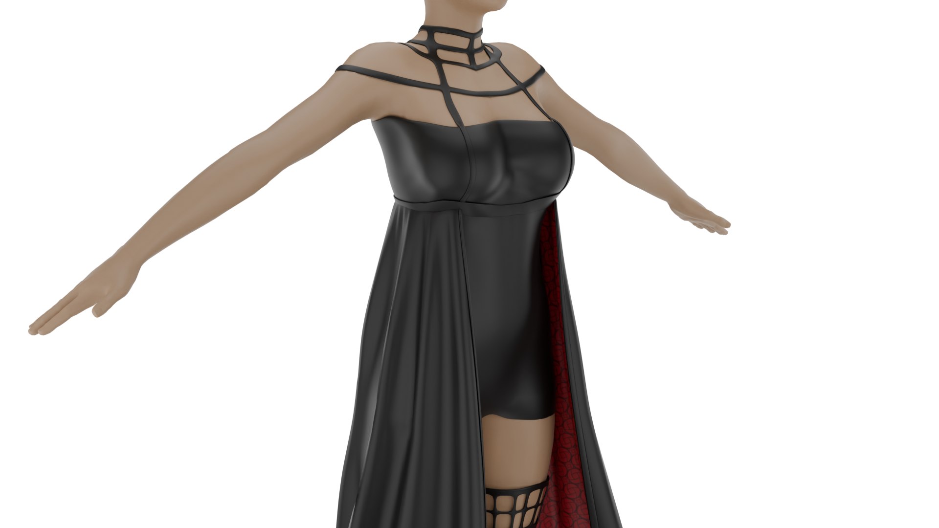 3D Stylish Female Outfit 3D Model Model - TurboSquid 2351027