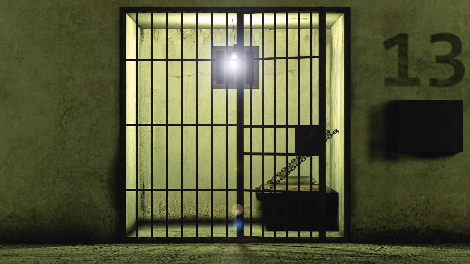 3D Prison Scene Model - TurboSquid 1394083