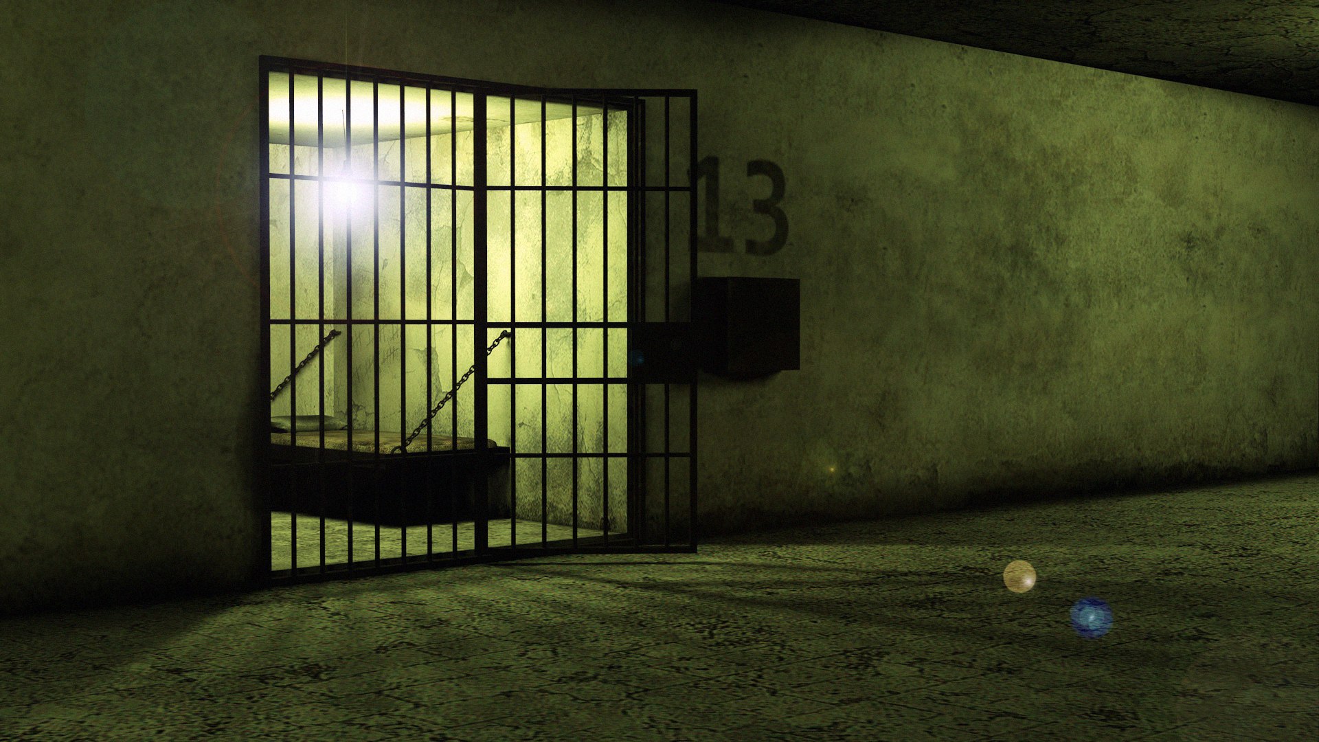 3D Prison Scene Model - TurboSquid 1394083