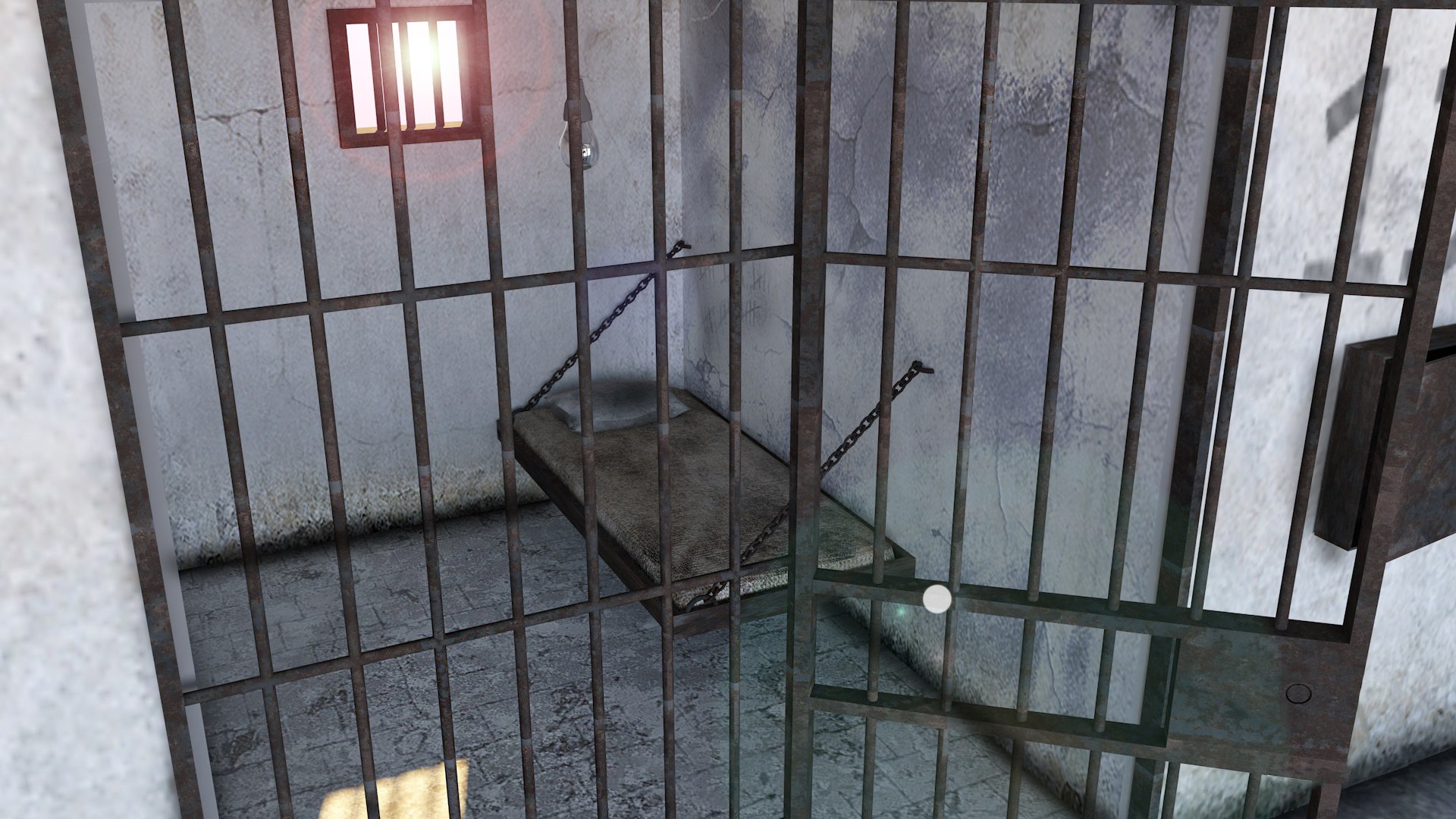 3D Prison Scene Model - TurboSquid 1394083