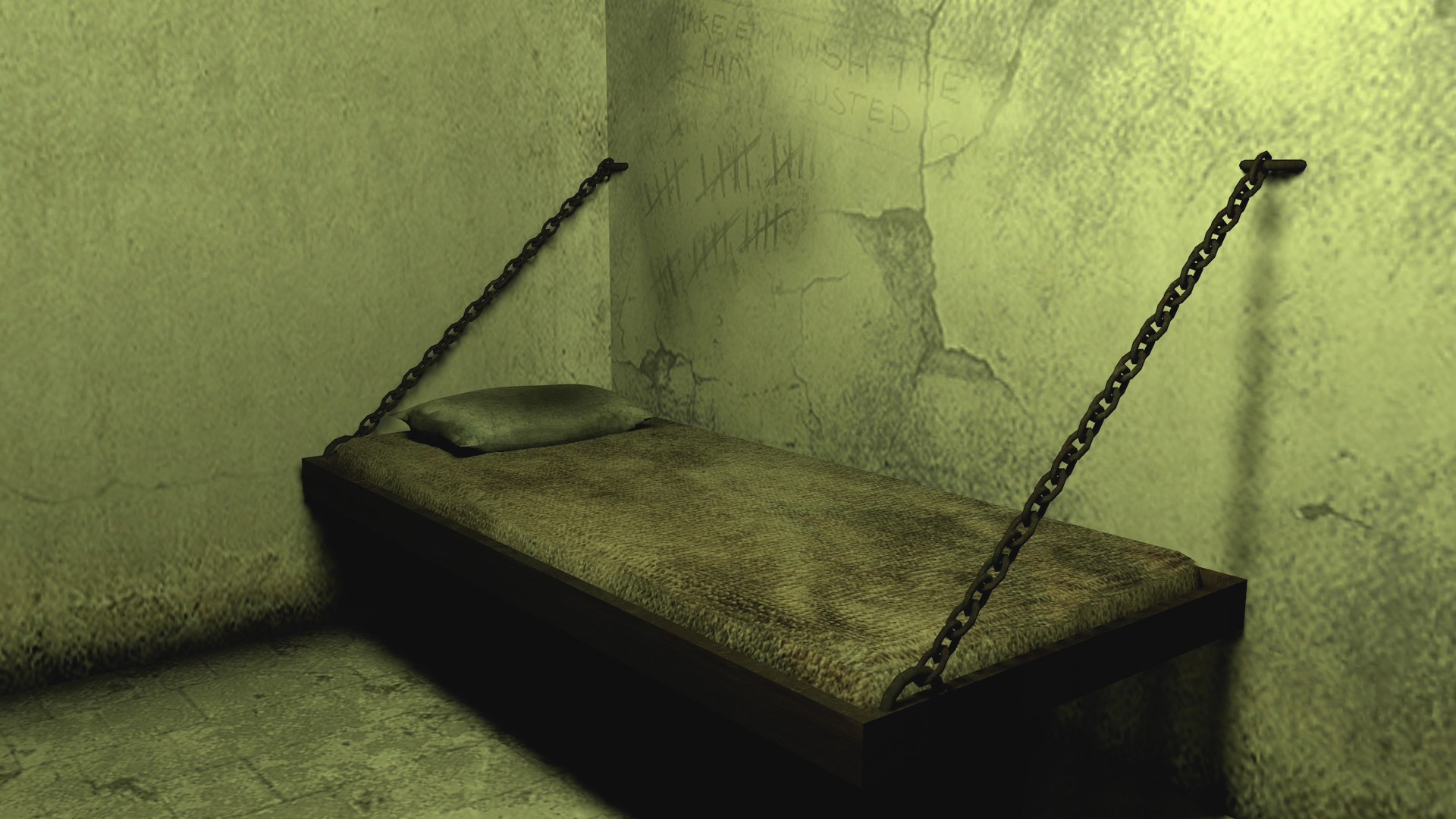 3D Prison Scene Model - TurboSquid 1394083