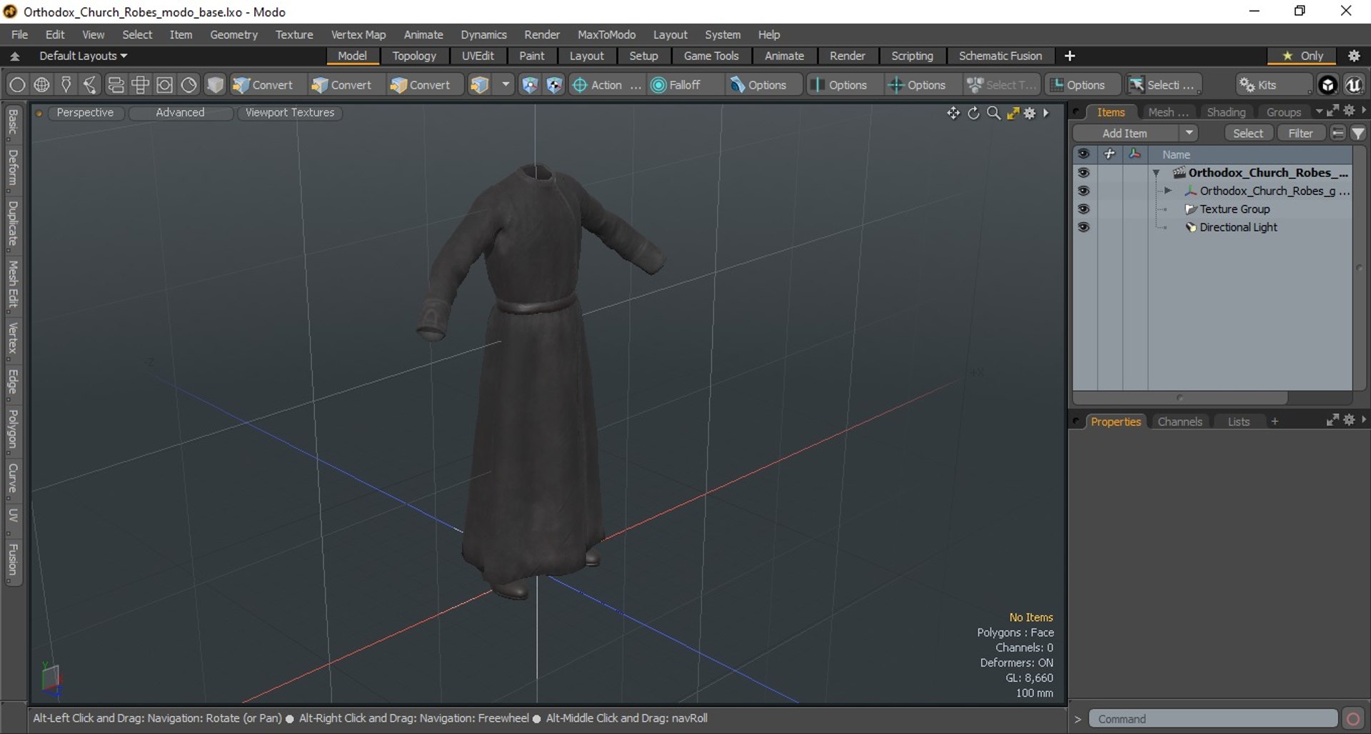 Orthodox Church Robe 3D Model - TurboSquid 2314016