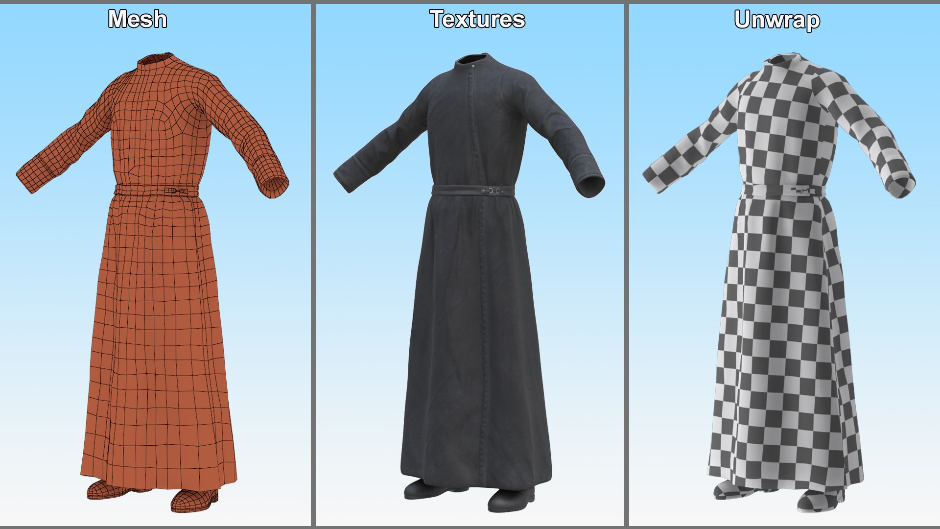 Orthodox Church Robe 3D Model - TurboSquid 2314016