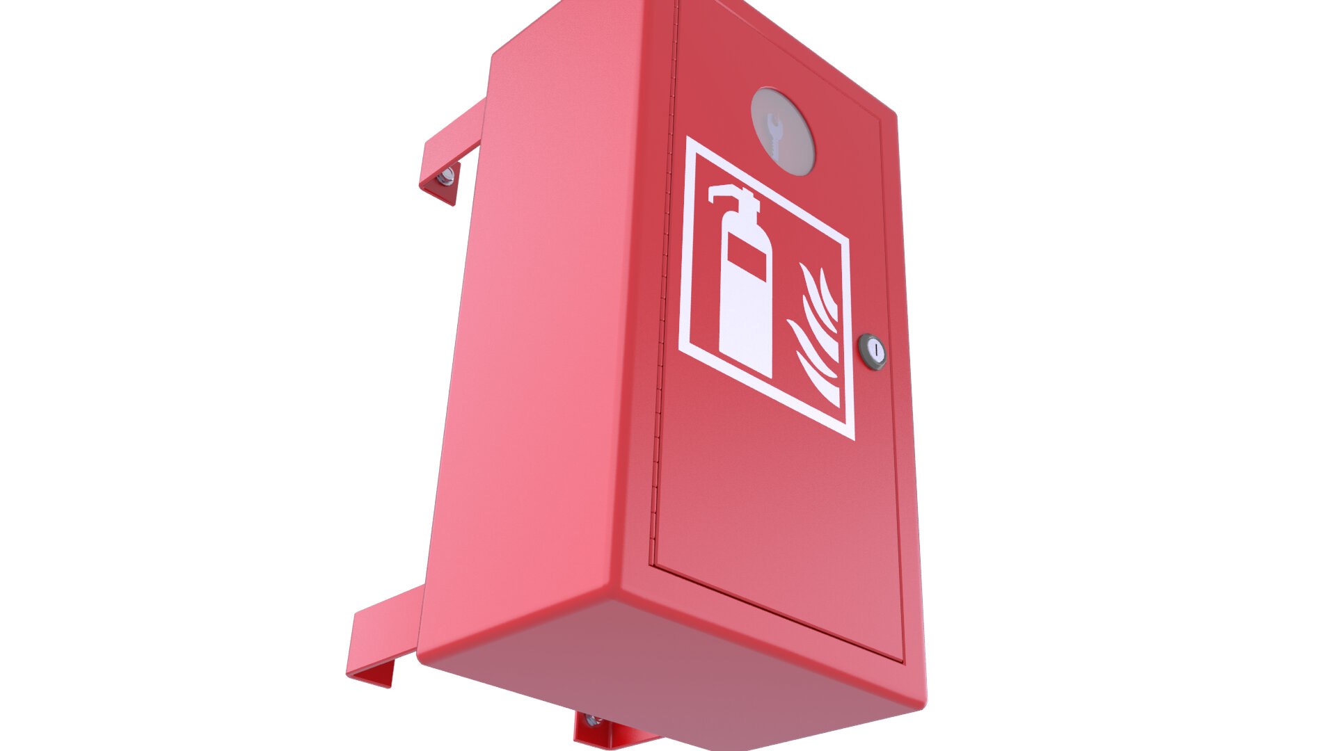 3D model box emergency extinguisher - TurboSquid 1702068