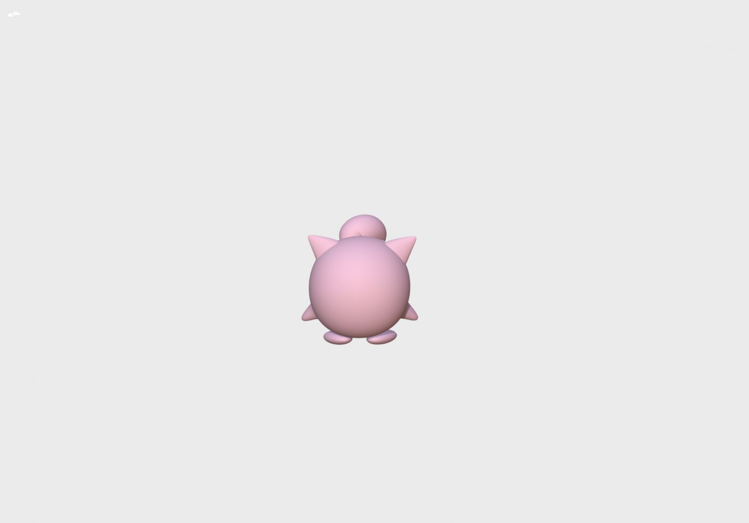 3D Pokemon Rondoudou - TurboSquid 2061520
