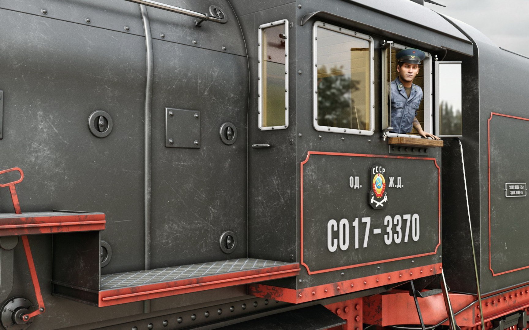 SO-17 Locomotive 3D Model - TurboSquid 1742320