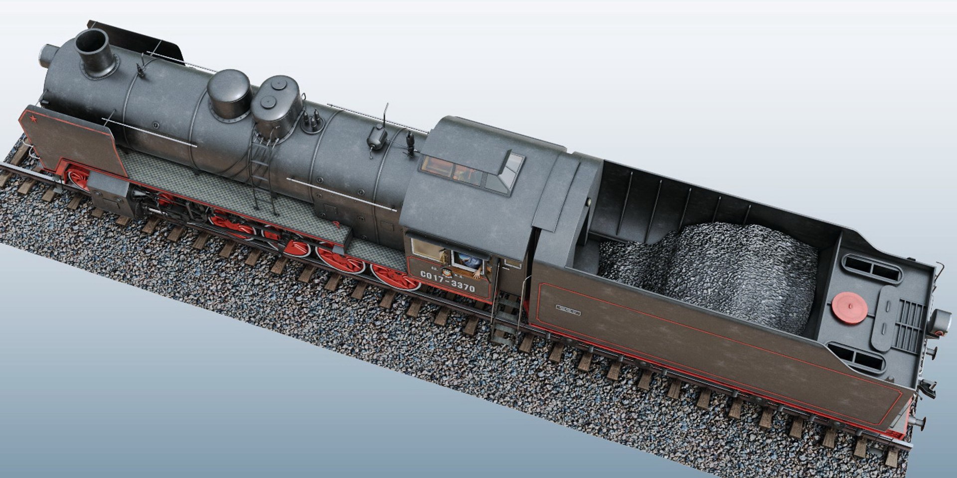 SO-17 Locomotive 3D Model - TurboSquid 1742320