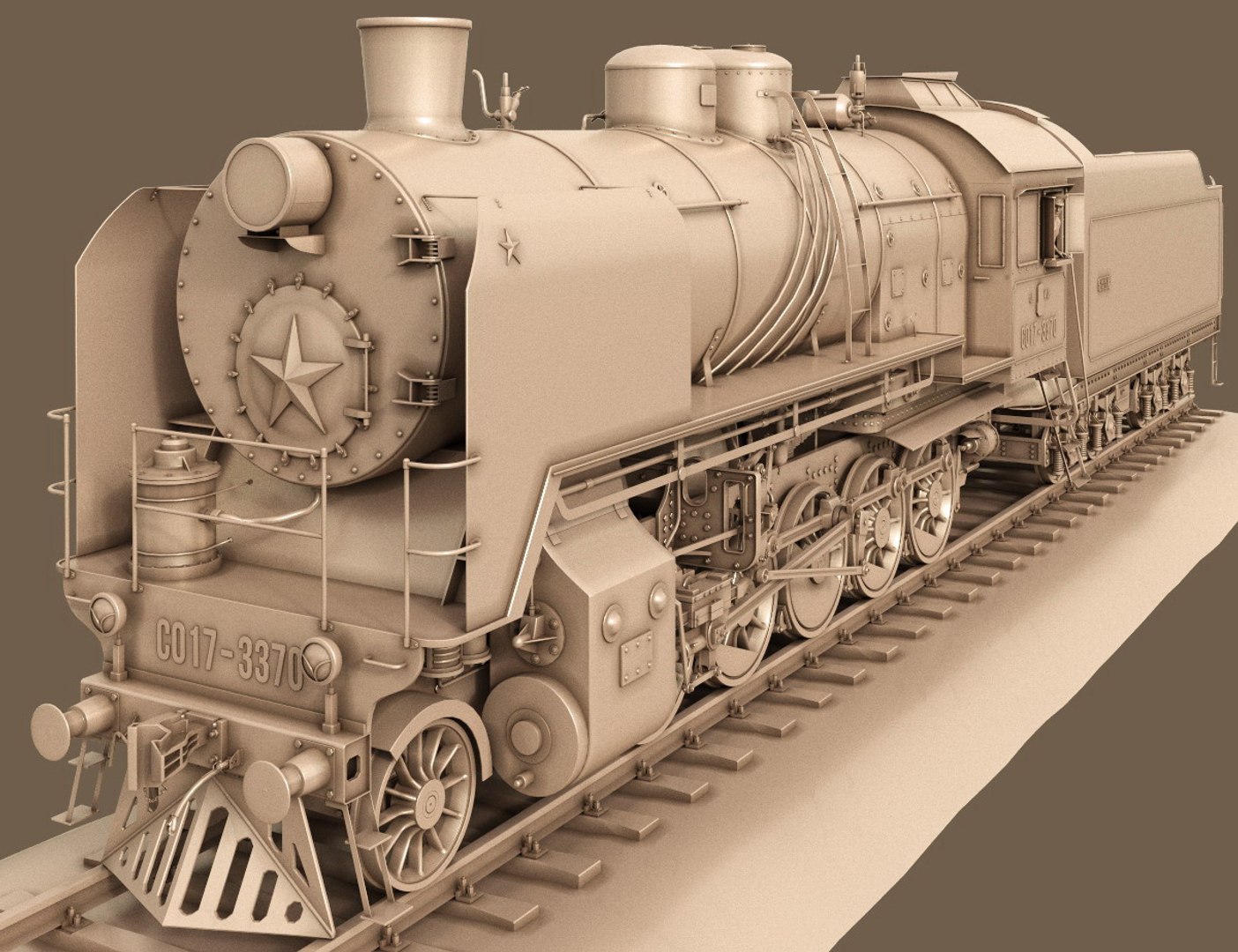 SO-17 Locomotive 3D Model - TurboSquid 1742320