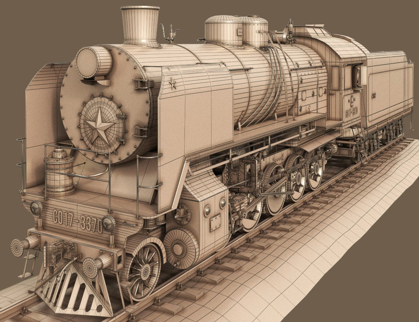 SO-17 Locomotive 3D Model - TurboSquid 1742320