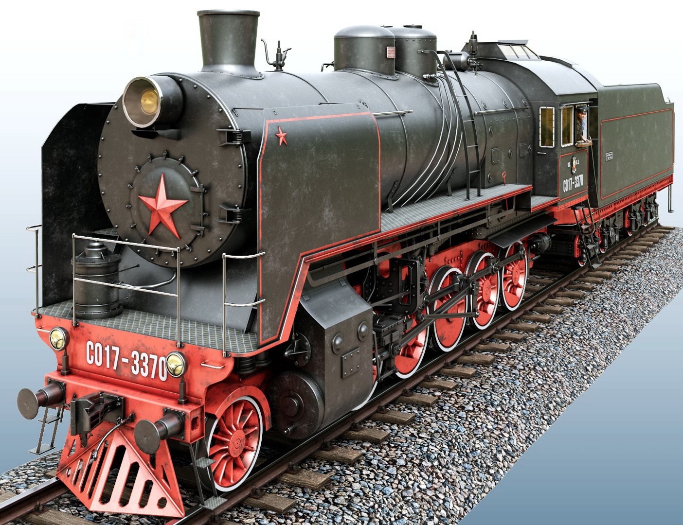 SO-17 Locomotive 3D Model - TurboSquid 1742320