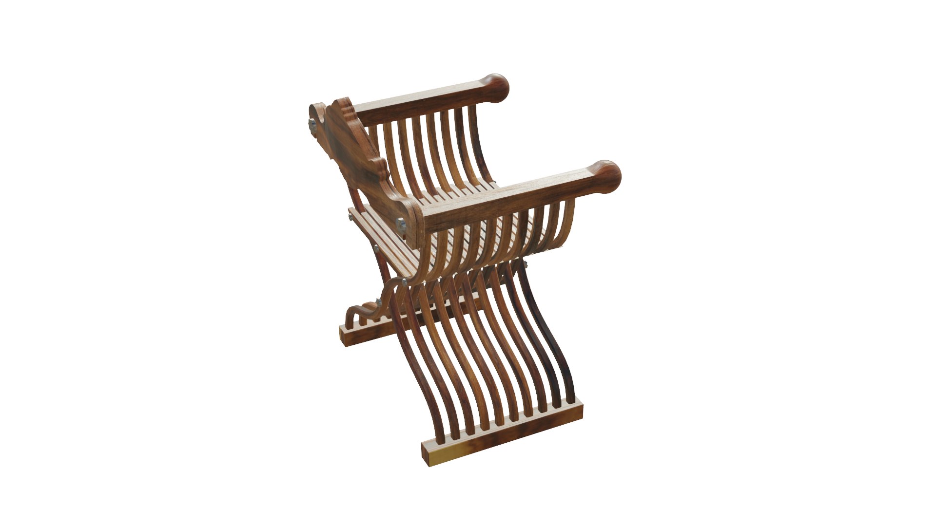 3D Medieval Chair Model - TurboSquid 1955604
