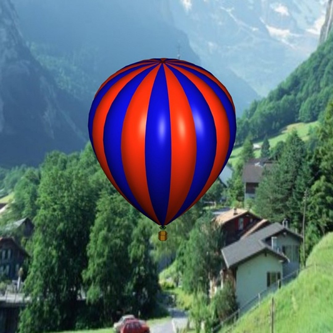 3d Hot Air Balloon Model