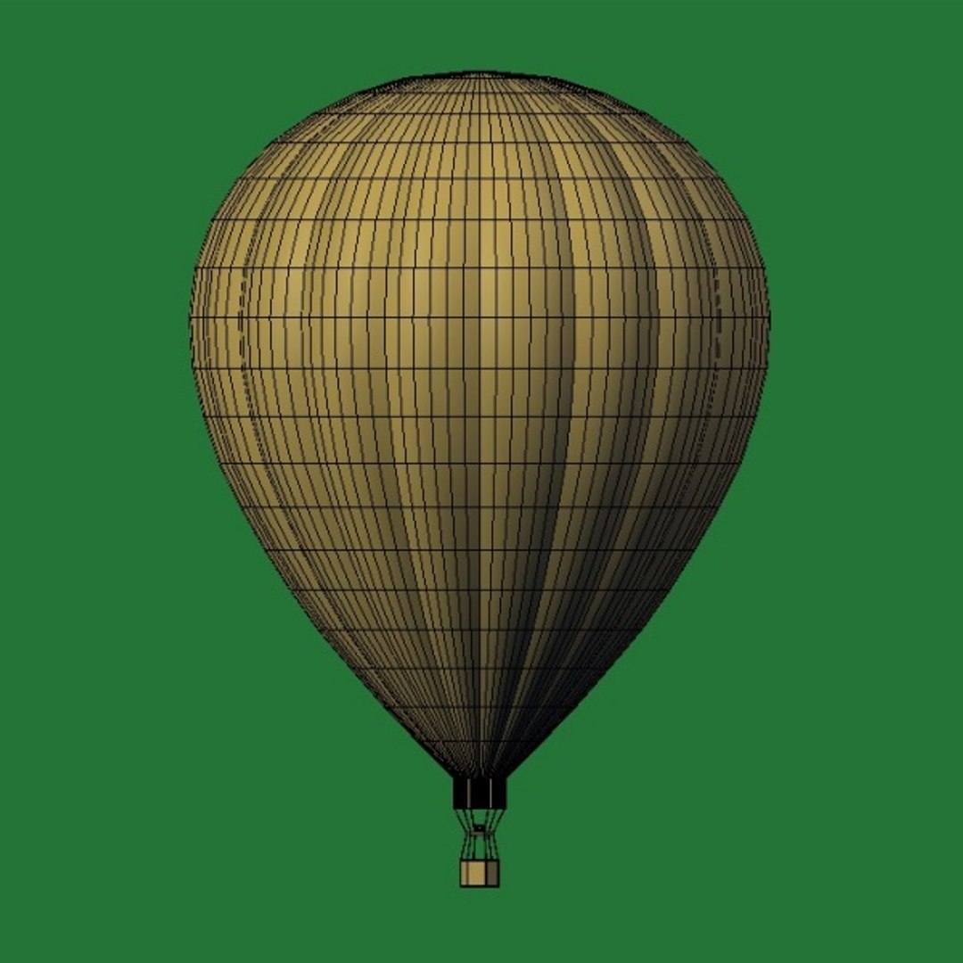 3d Hot Air Balloon Model