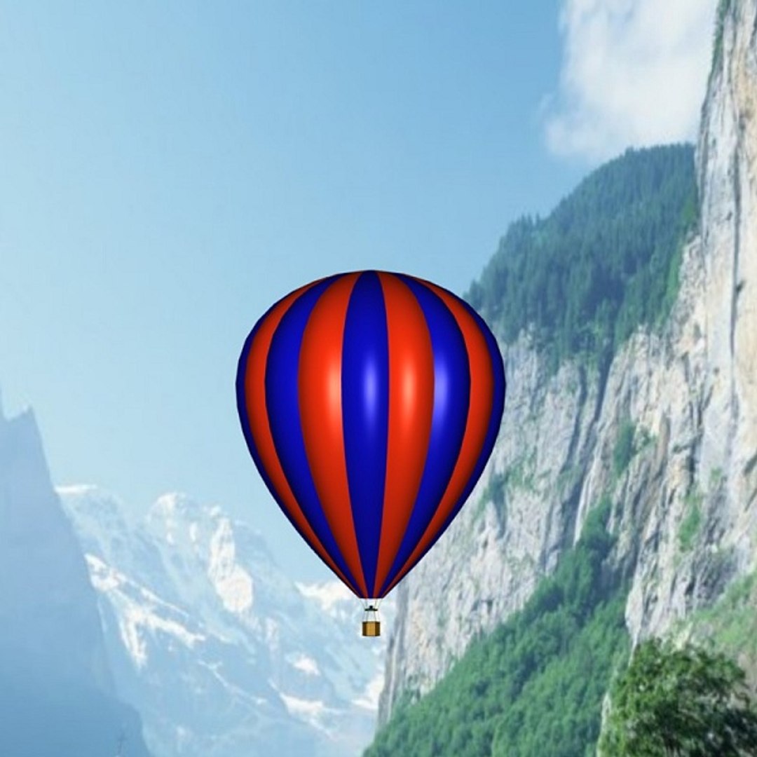 3d Hot Air Balloon Model