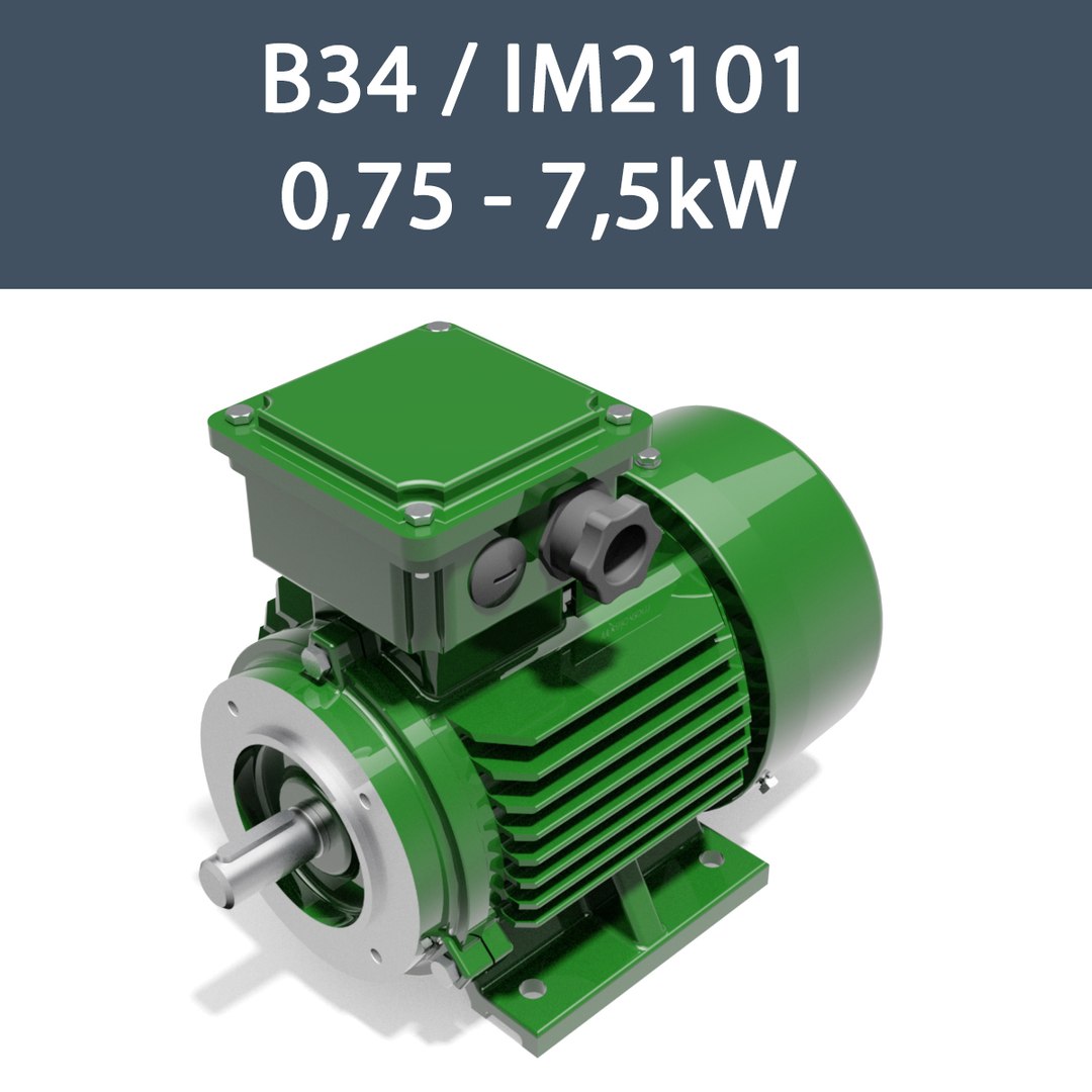 Cad Electric Motor Iec 3D Model - TurboSquid 1377648
