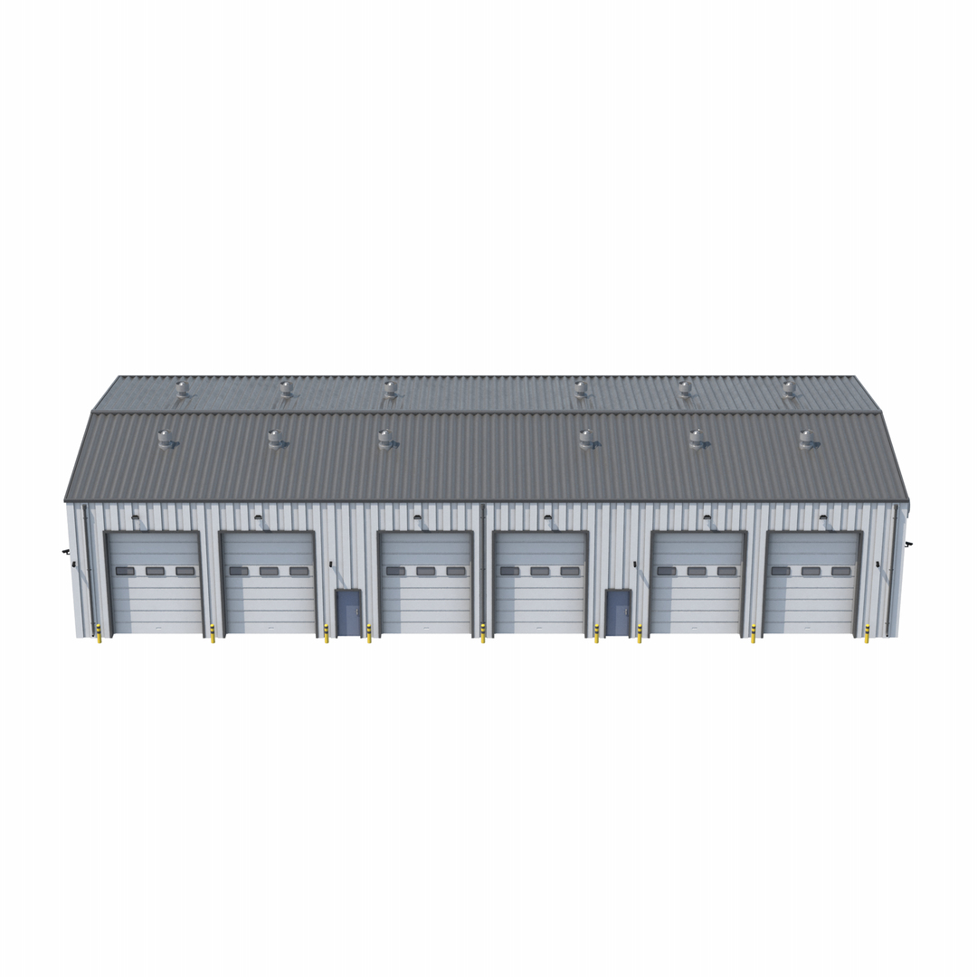 Warehouse Building 3D Model - TurboSquid 2303905