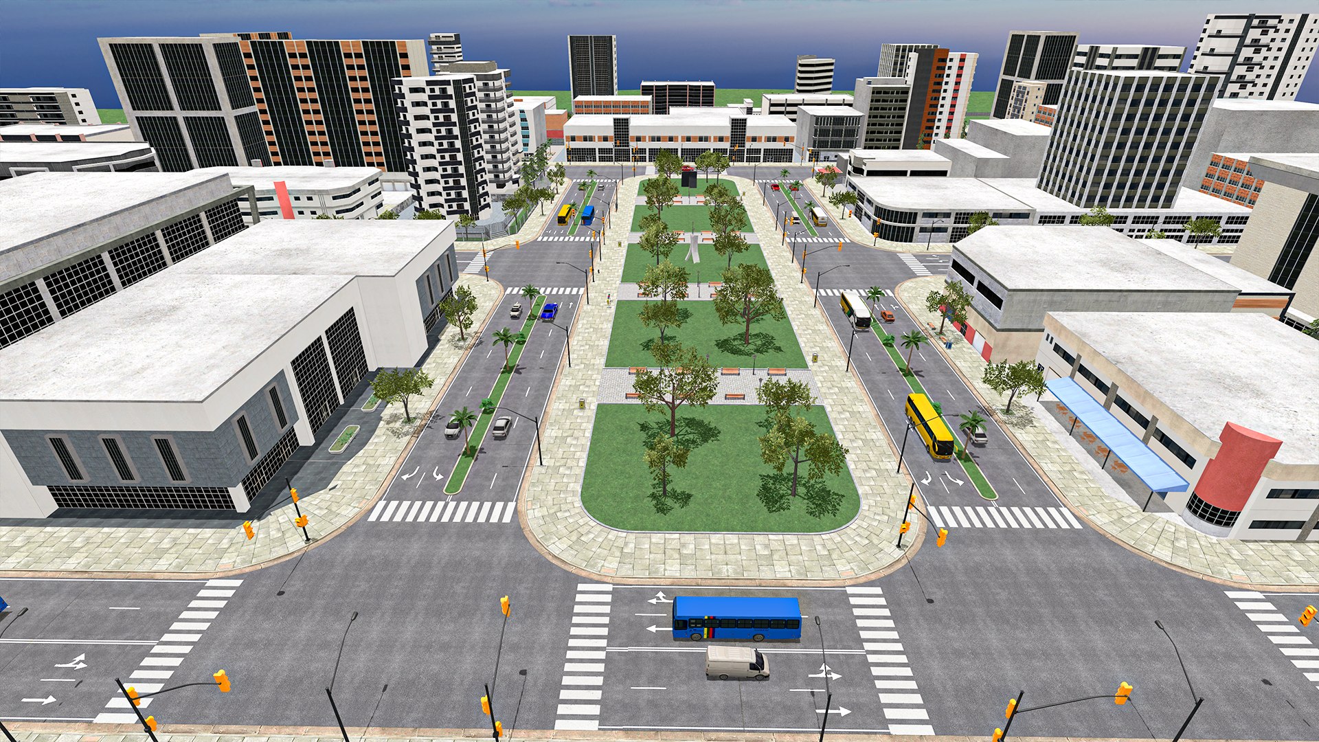 Fantastic City - Game-Ready 3D Environment 3D Model - TurboSquid 2347029