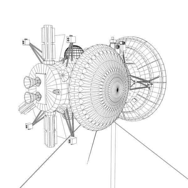 3d cassini-huygens spacecraft huygens