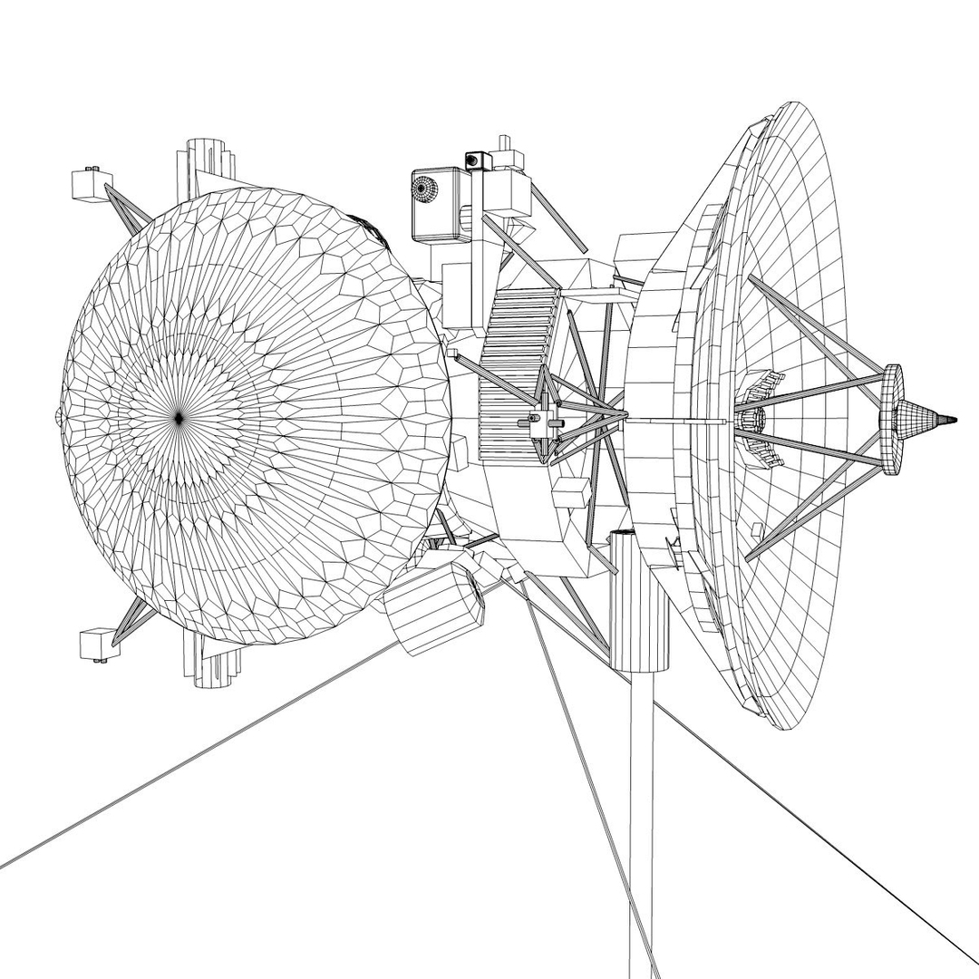 3d cassini-huygens spacecraft huygens