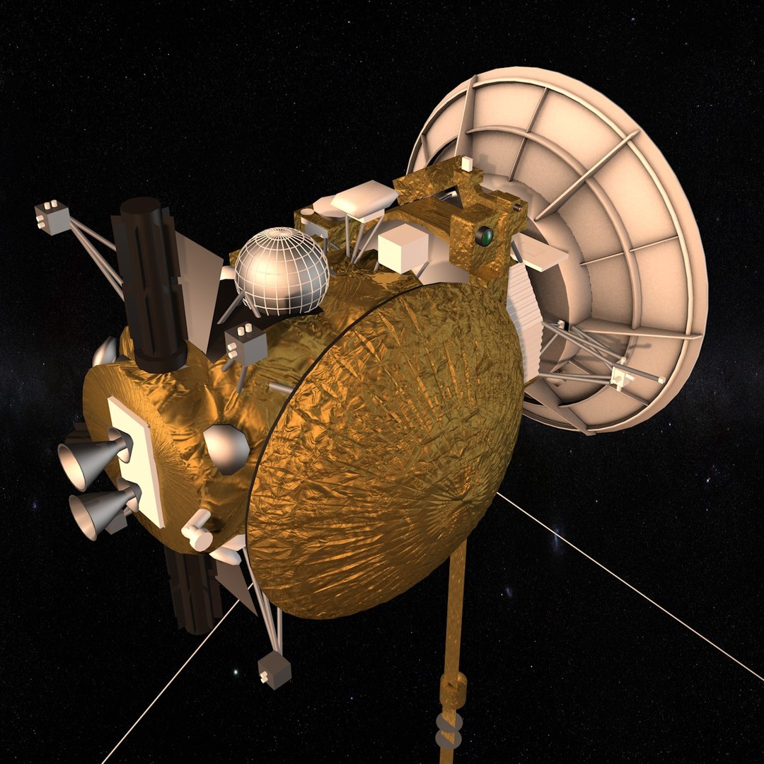 3d Cassini-huygens Spacecraft Huygens