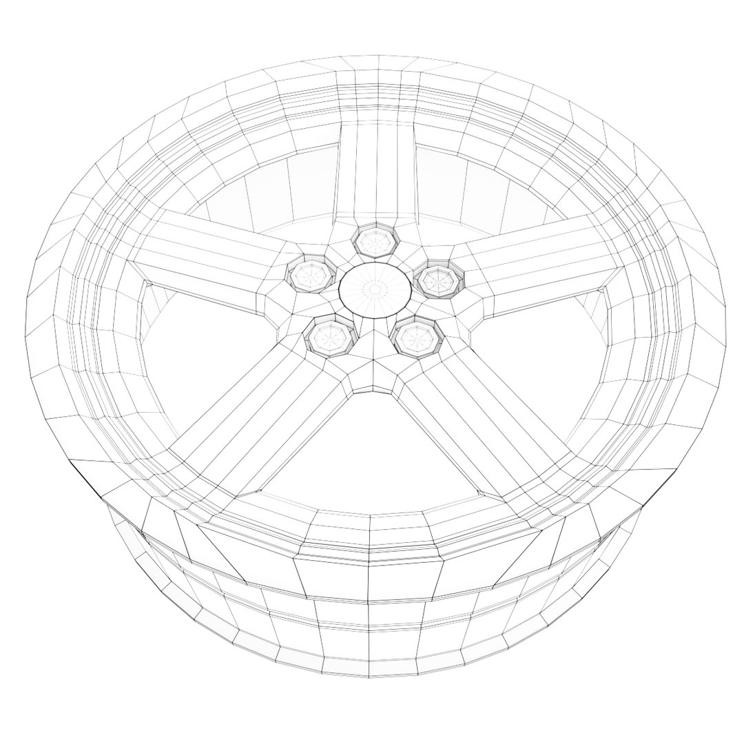 Car Rims 3D Model - TurboSquid 1186241