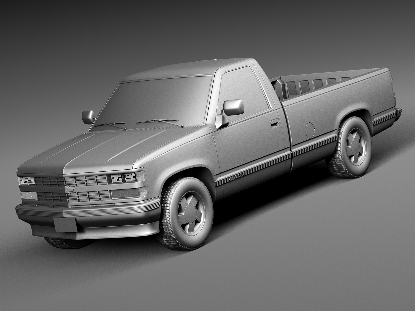 1988 1999 chevrolet 3d model