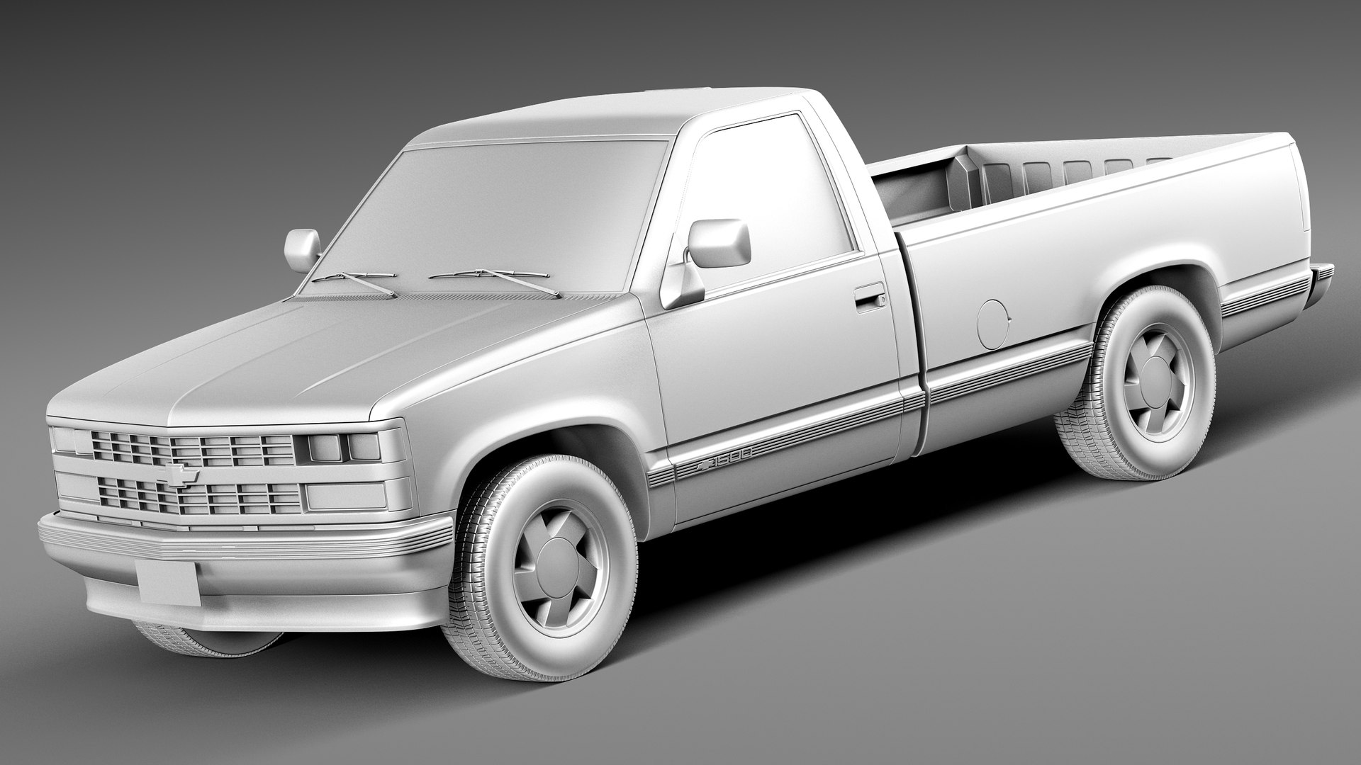 1988 1999 Chevrolet 3d Model
