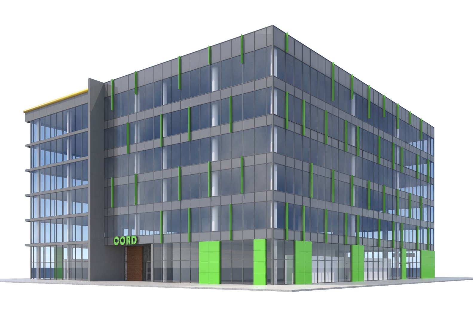Office Building 3D - TurboSquid 1260516