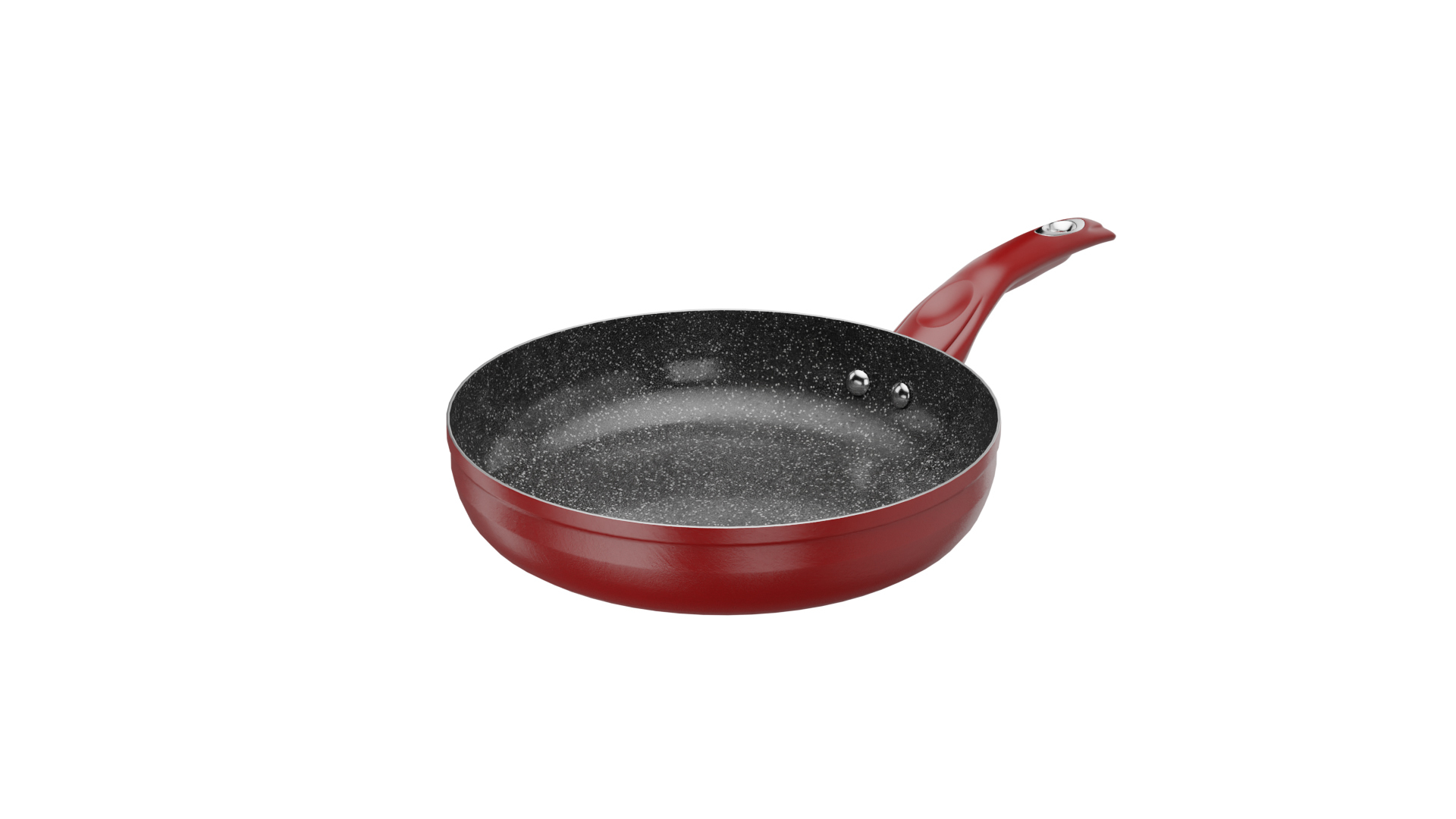 Red Frying Pan - TurboSquid 2290091