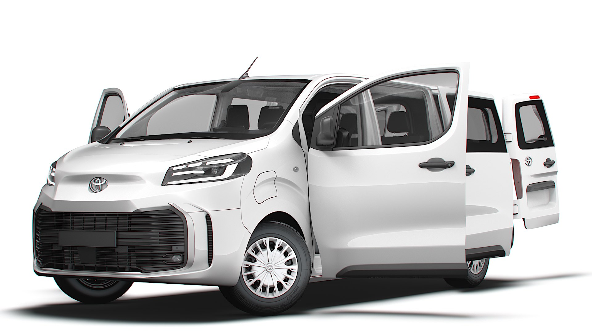 3D Toyota ProACE Electric Combi L3 HQ Interior 2024 - TurboSquid 2259383