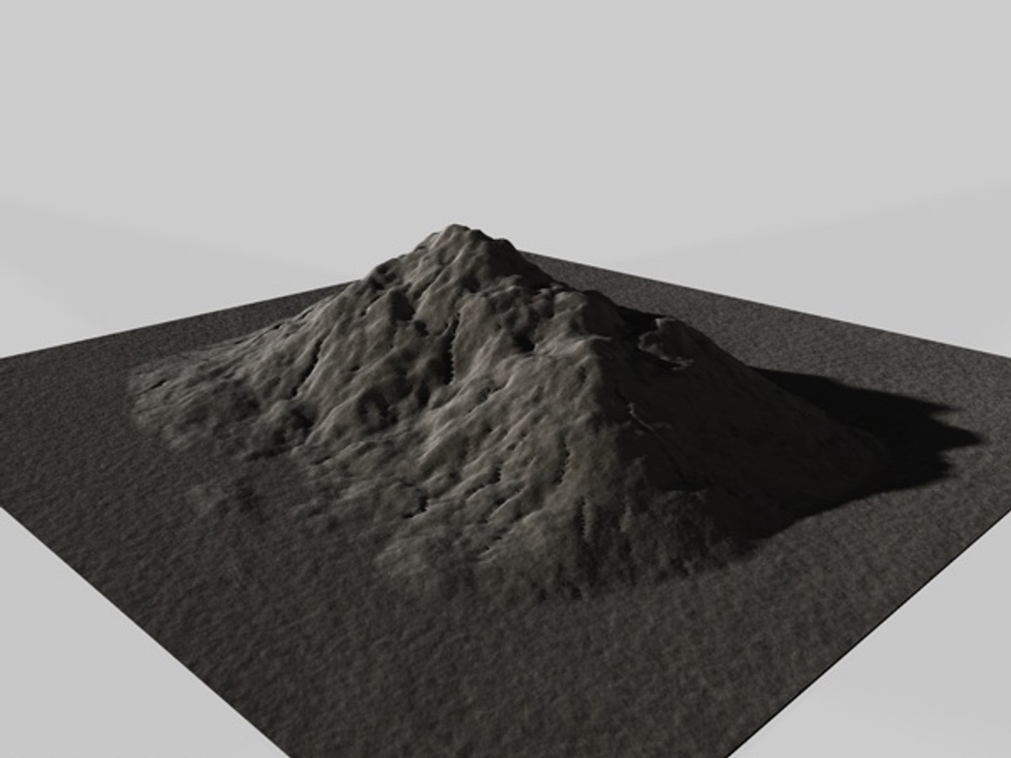3d mountain