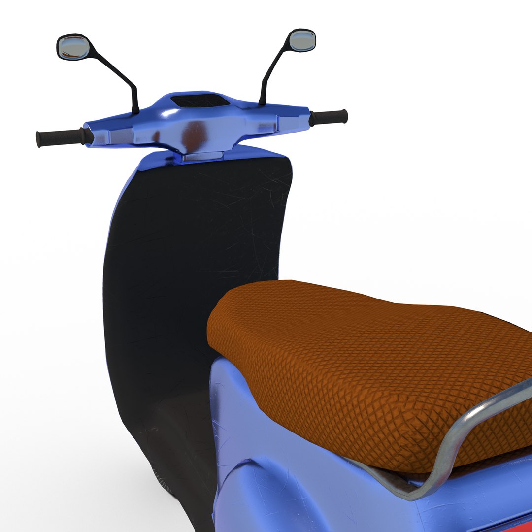 Toy Motor Scooter Model - TurboSquid 2084160