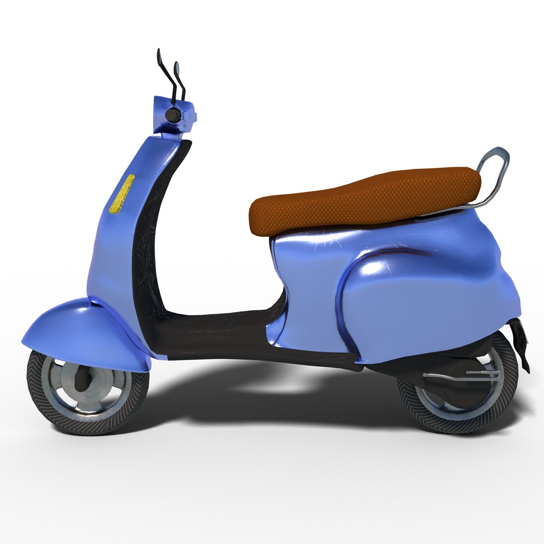 Toy Motor Scooter Model - TurboSquid 2084160