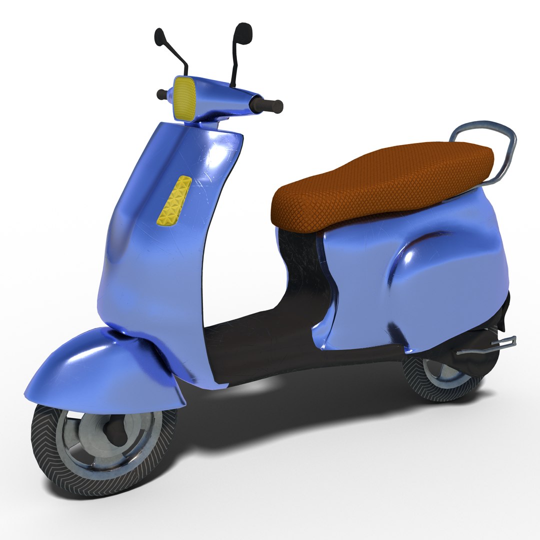 Toy Motor Scooter Model - TurboSquid 2084160