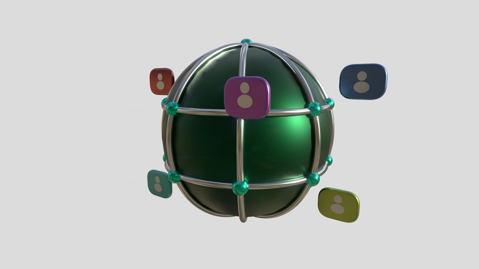 3D World Globe Wire 3D Icon - TurboSquid 1916592