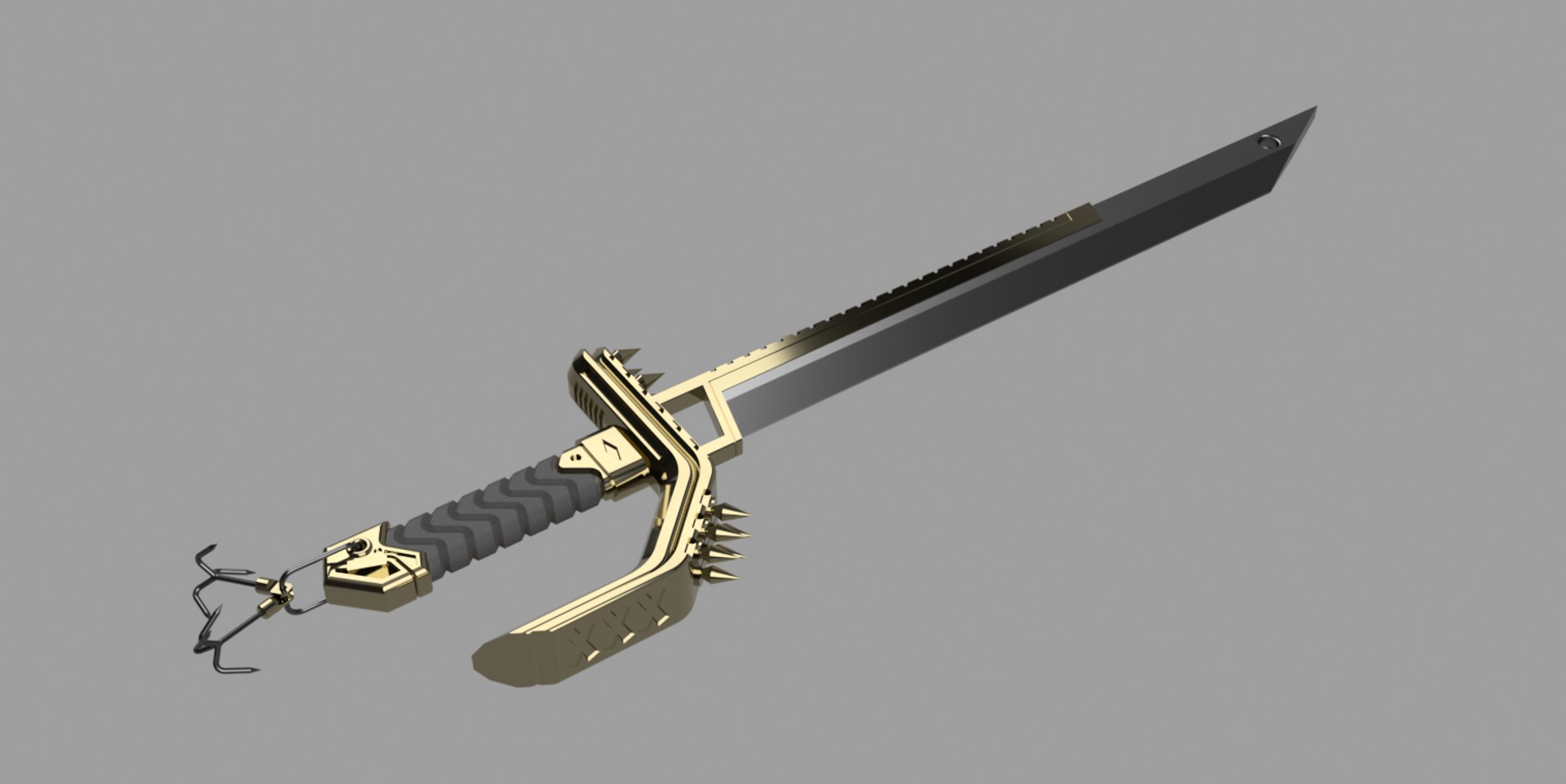 Exotic Sword Fusion 360 3d Model