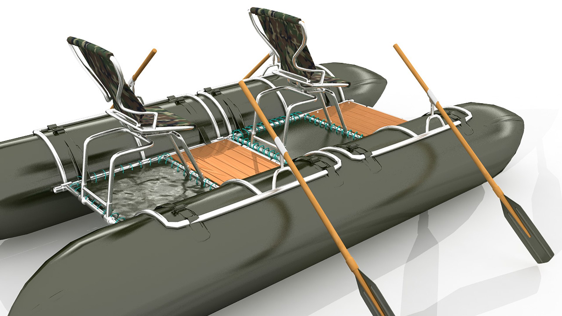 Catamaran Two Seets 3D Model - TurboSquid 1794657
