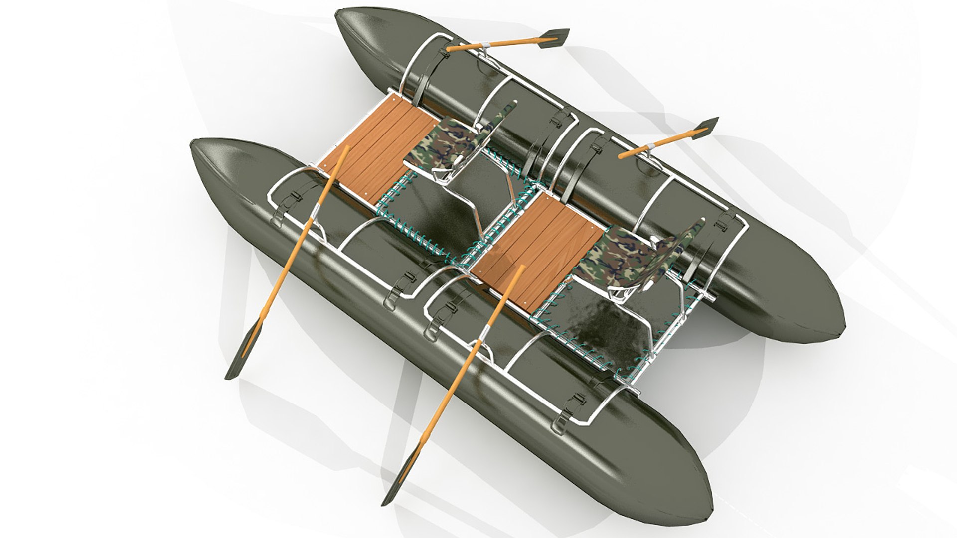 Catamaran Two Seets 3D Model - TurboSquid 1794657