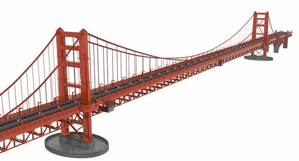 Golden Gate Bridge 3D Models for Download | TurboSquid