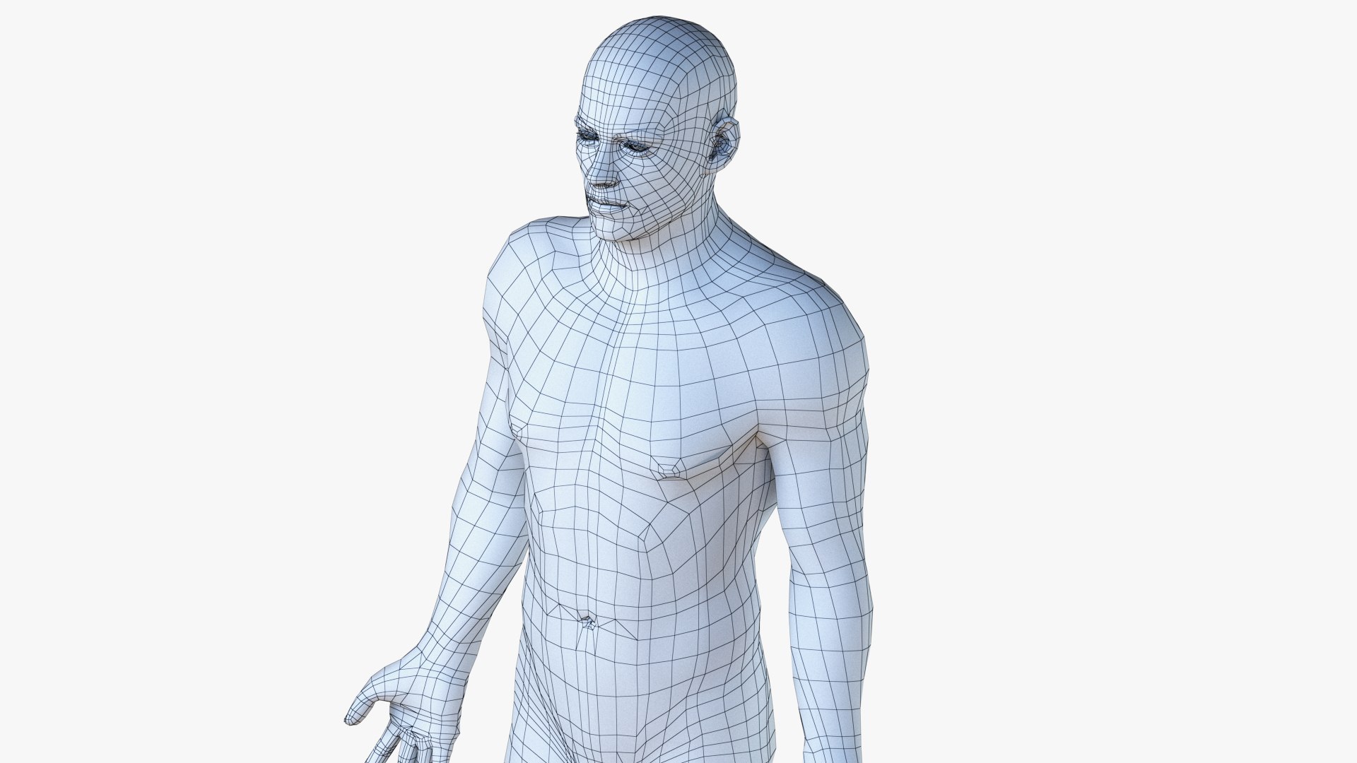 3D human body polys model - TurboSquid 1521380