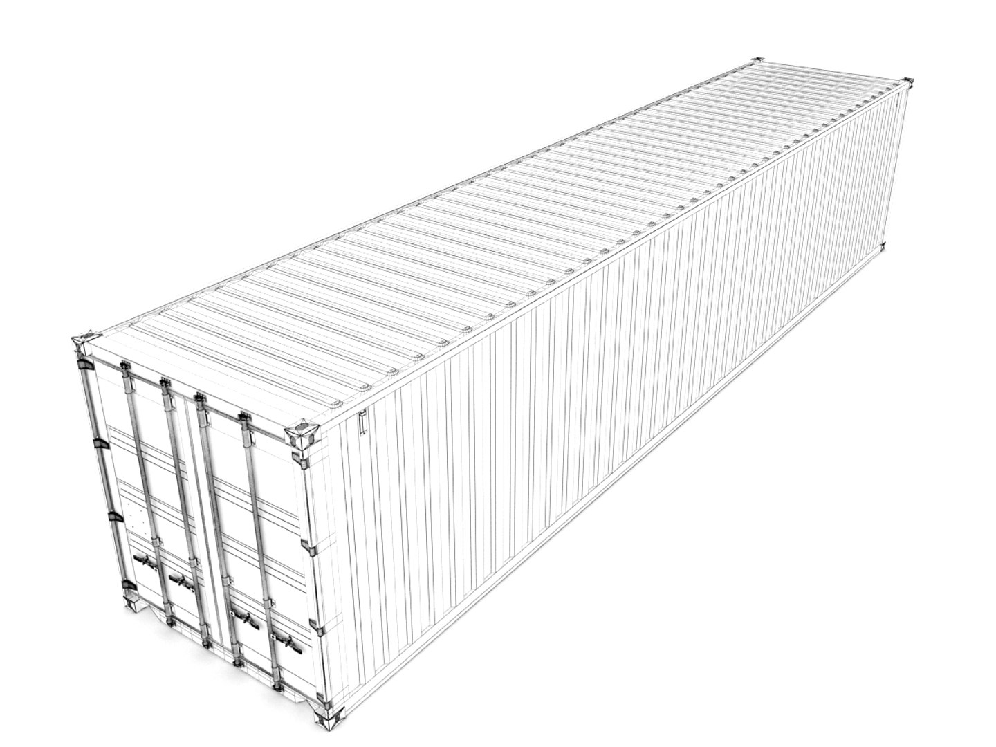 Shipping Container Msc 40 3D Model - TurboSquid 1638368