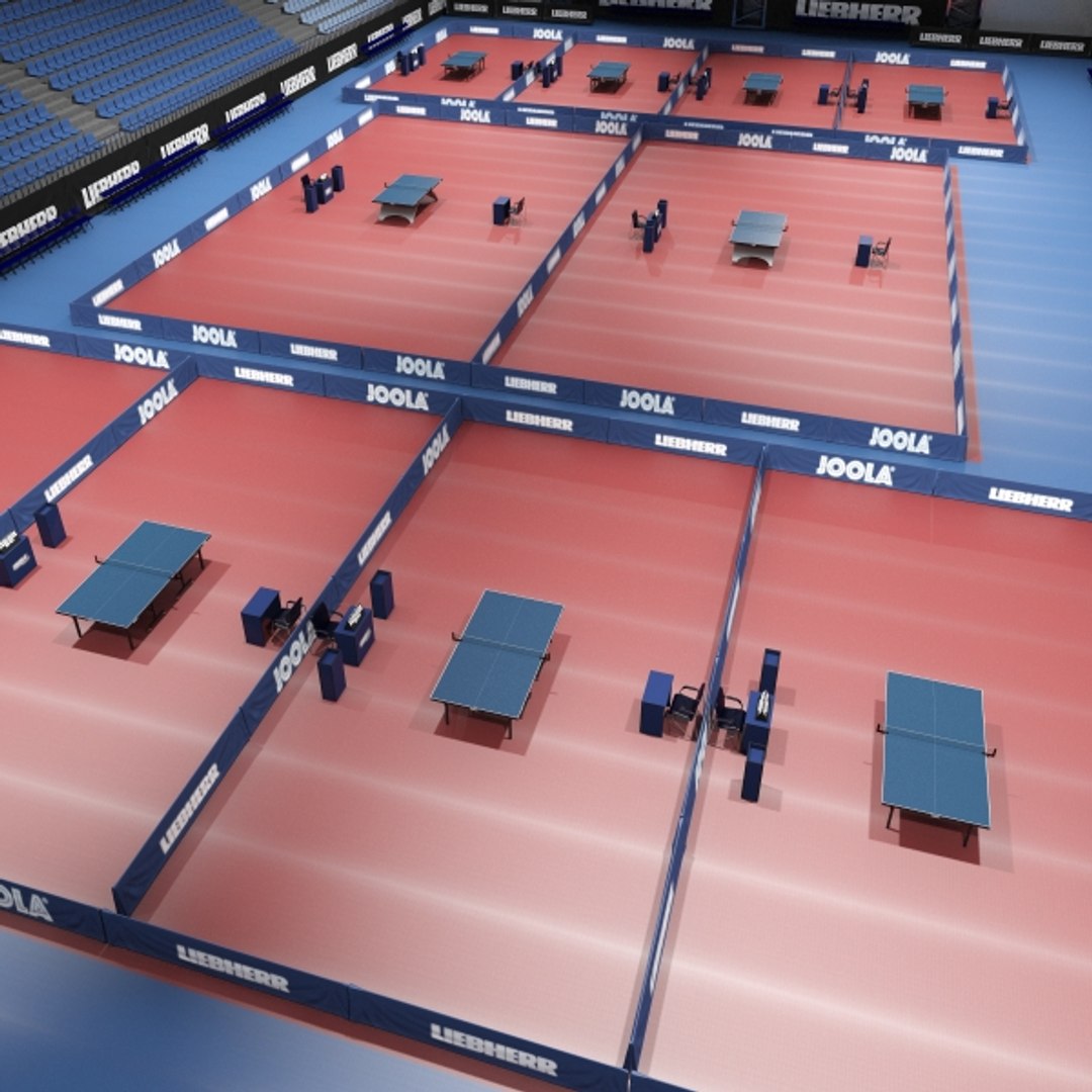 Table Tennis Arena Model - TurboSquid 1186308