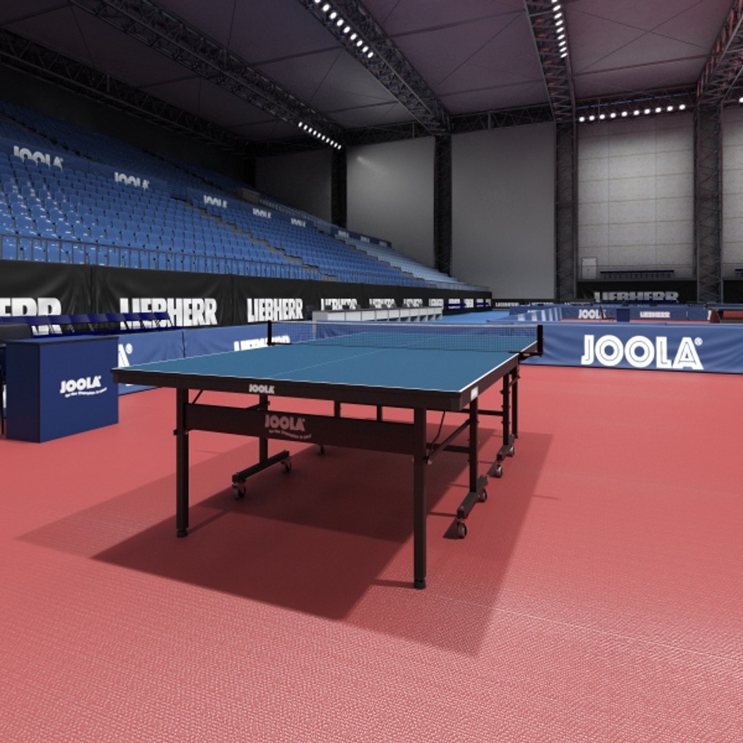 Table Tennis Arena Model - TurboSquid 1186308